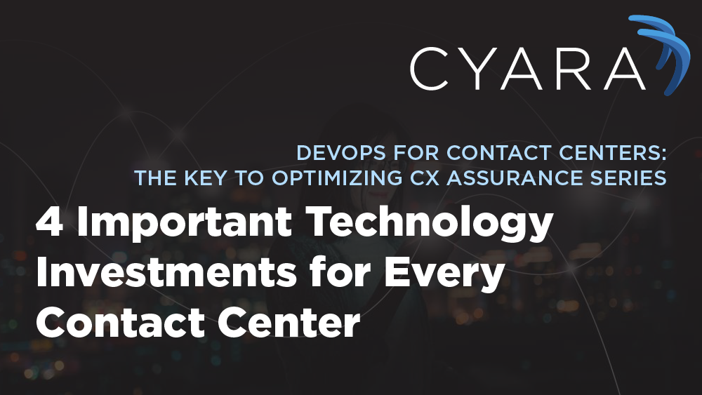 Article: 4 Important Technology Investments for Every Contact Center ...
