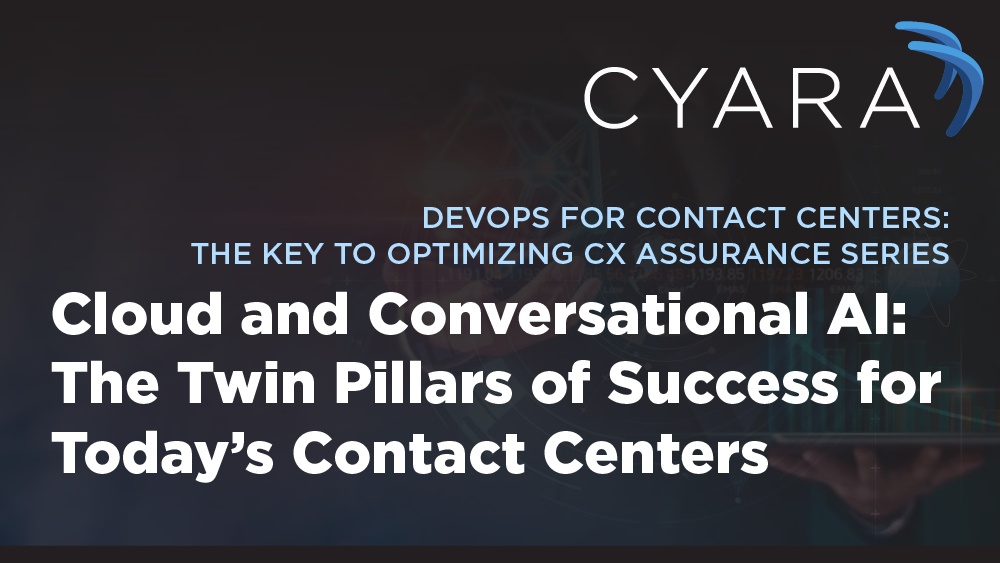 Cloud and Conversational AI: The Twin Pillars of Success for Today’s ...