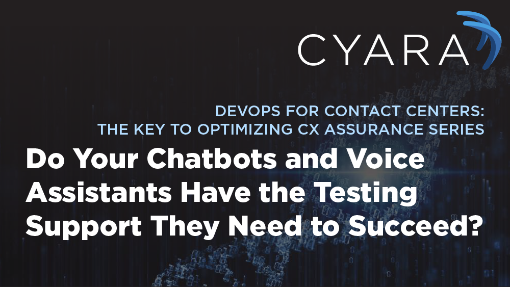 Do Your Chatbots and Voice Assistants Have the Testing Support They ...