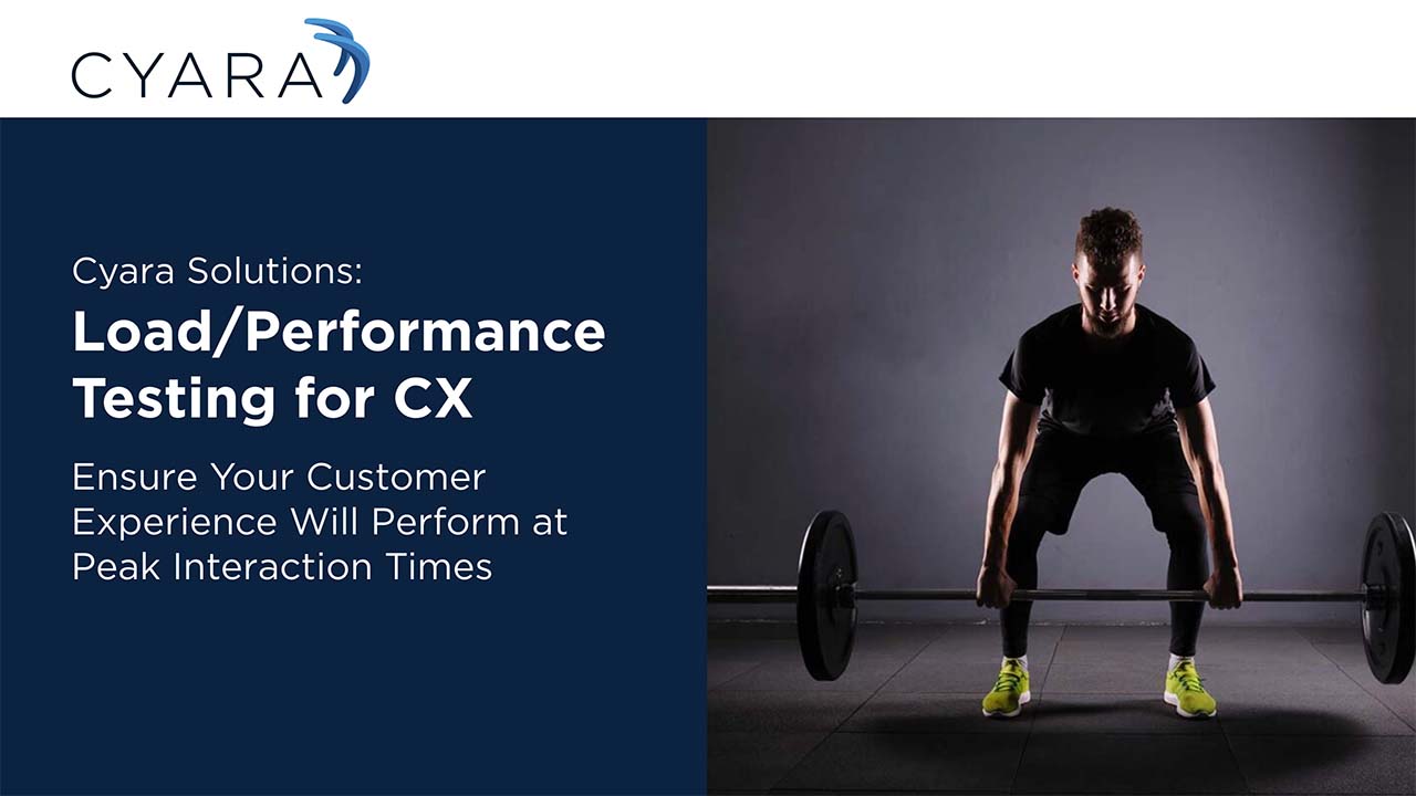 Performance Testing Services | Load Testing Solutions | Cyara