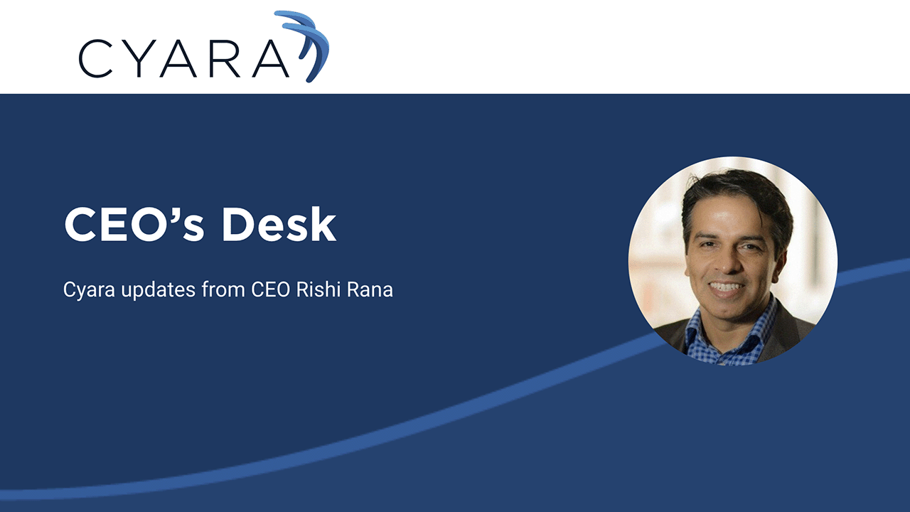 CEO’s Desk — Cyara