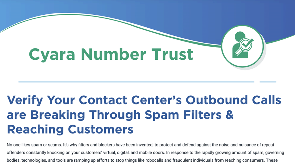 Cyara Number Trust — Cyara